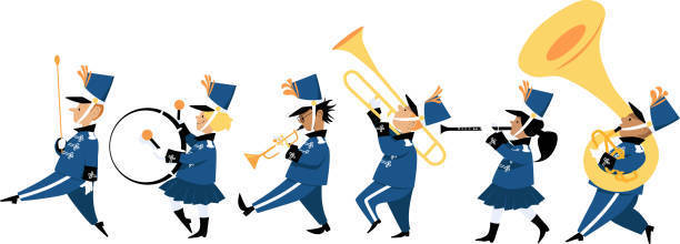 Color Guard Cartoon