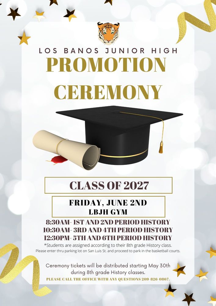 LBJH Promotion Ceremony | Los Banos Junior High